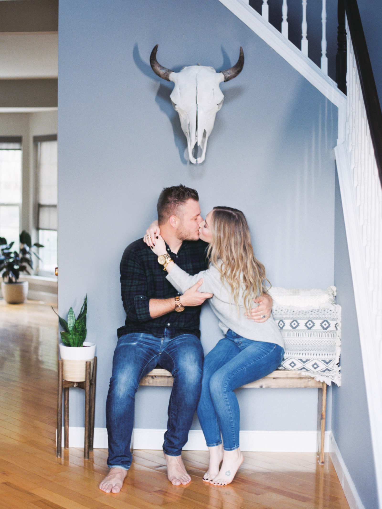 In-Home Anniversary Session | Emily & Christian - Laura Ann Miller