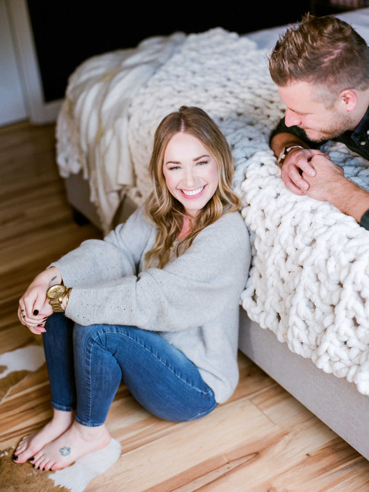 In-Home Anniversary Session | Emily & Christian - Laura Ann Miller