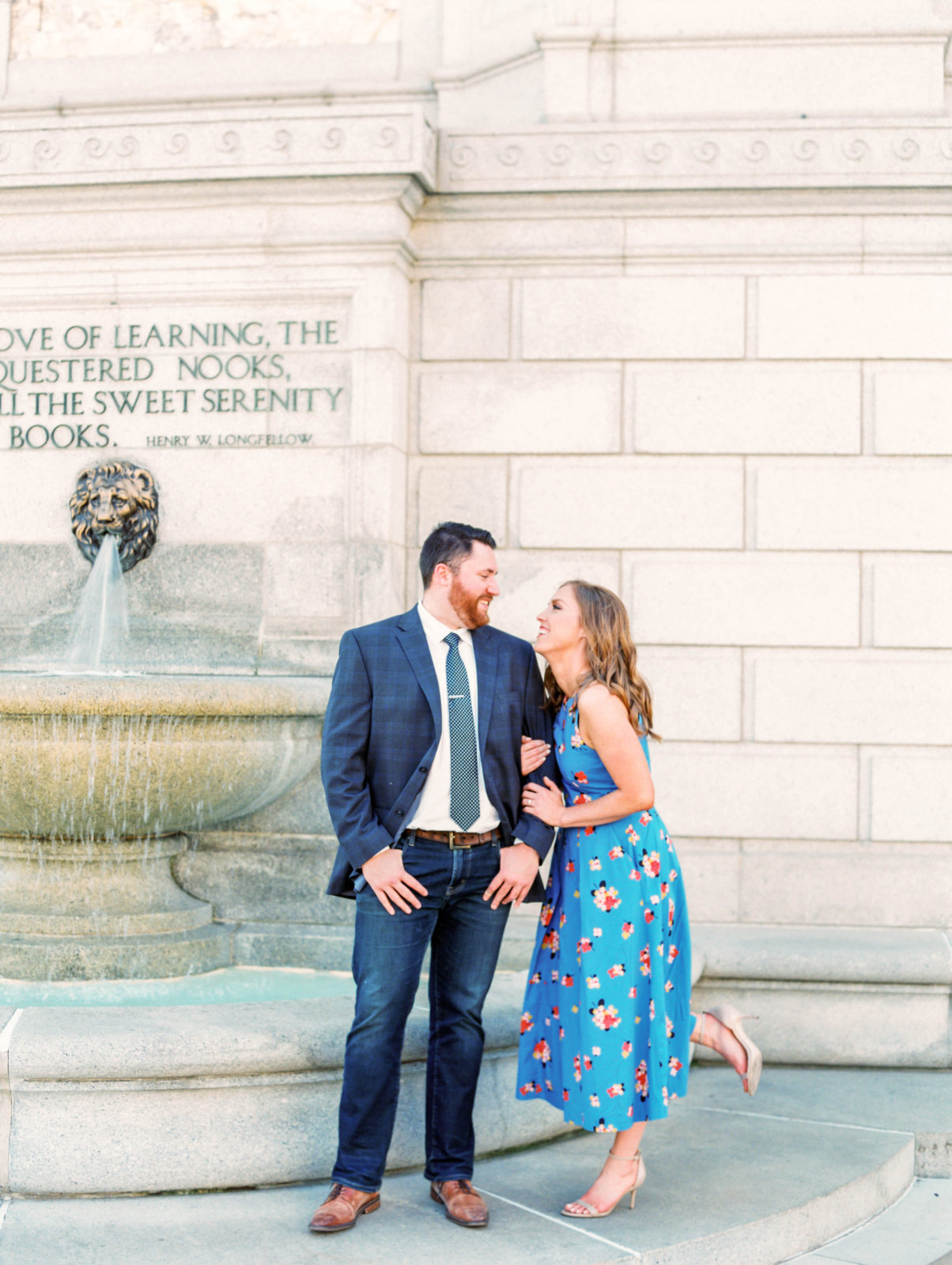 St Louis Central Library Engagement Session - Laura Ann Miller